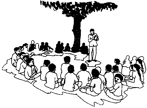 Teachers work under trees - The Citizen
