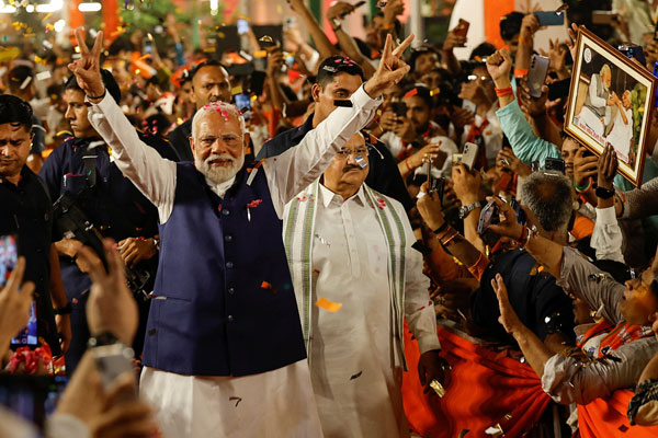 Indian PM Modi set to take oath for third time as allies pledge support ...