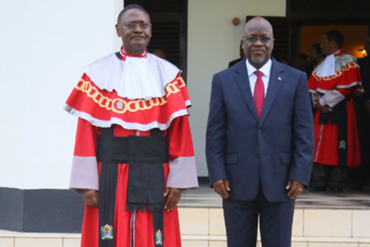 President Magufuli confirms Prof Juma as the new Chief Justice | The ...