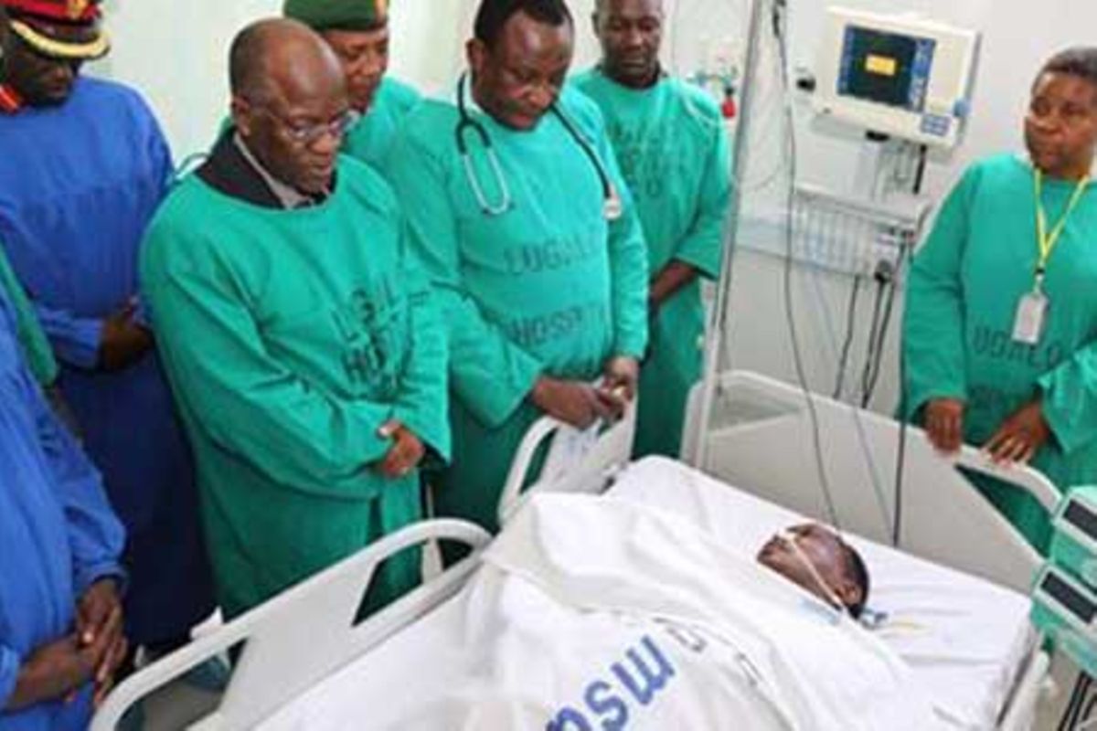 Magufuli visits retired army officer shot by bandits | The Citizen