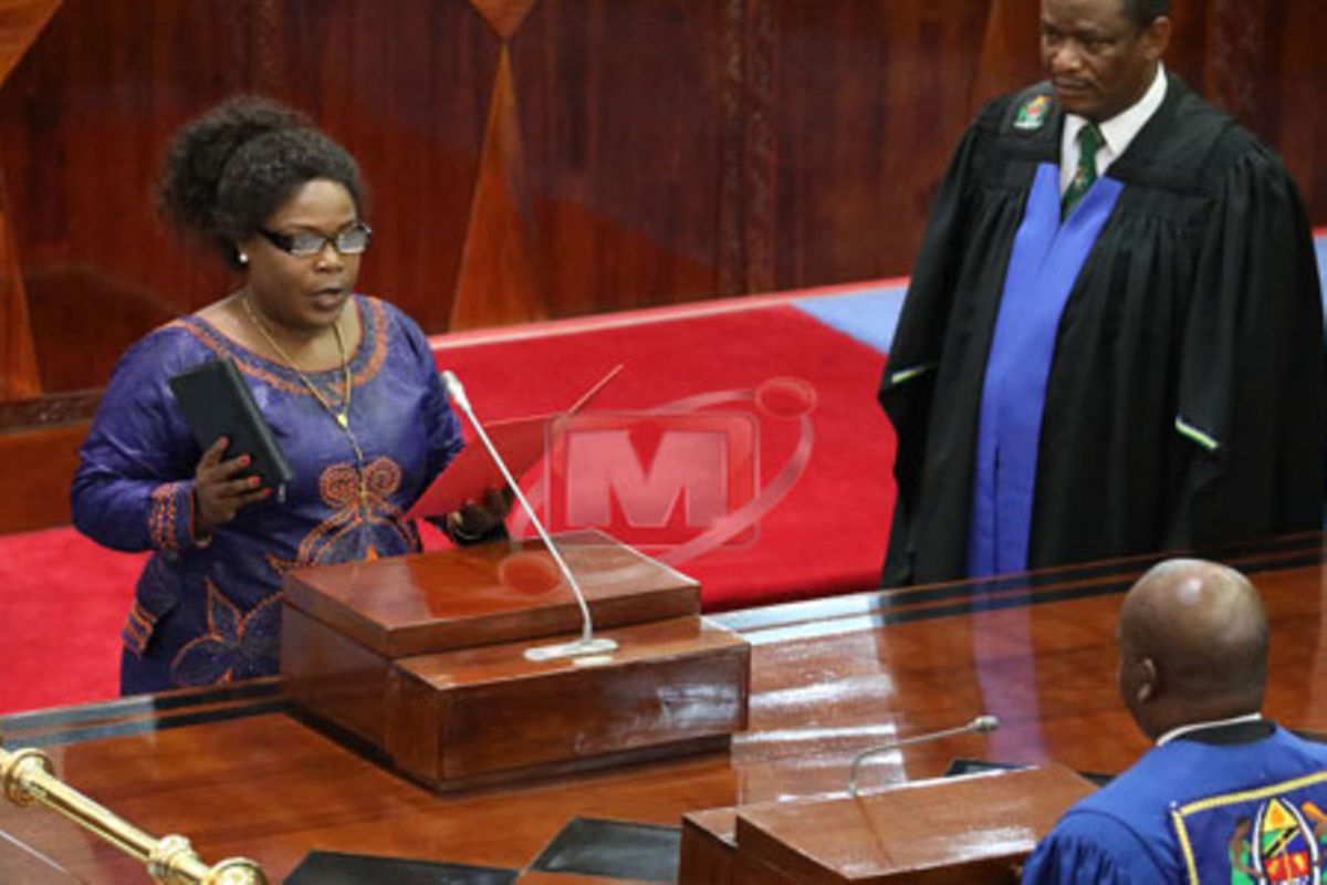 Ndugai swears in last nominated MP | The Citizen