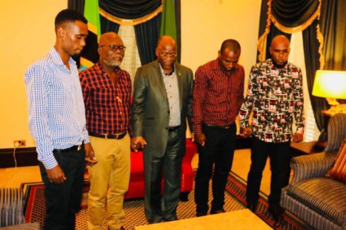 Magufuli meets Nguza Viking and sons at State House | The Citizen