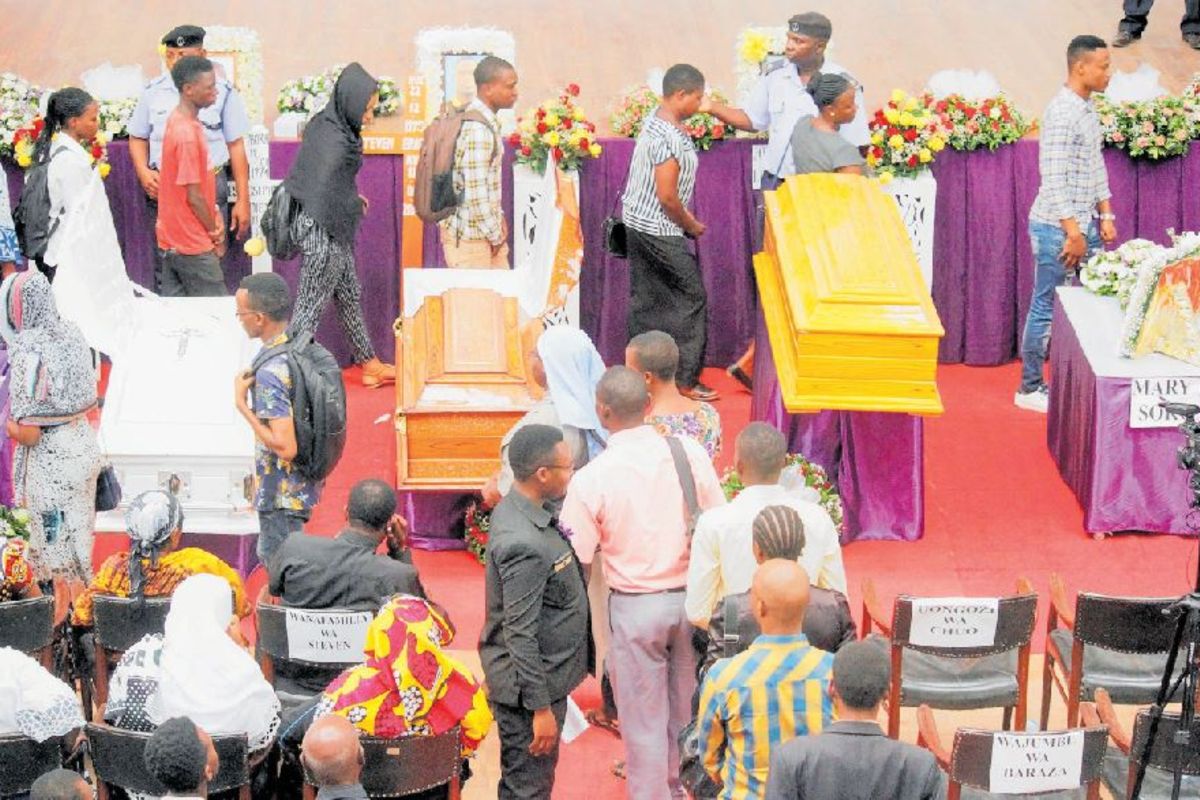 Hundreds pay respects to UDSM students, workers | The Citizen