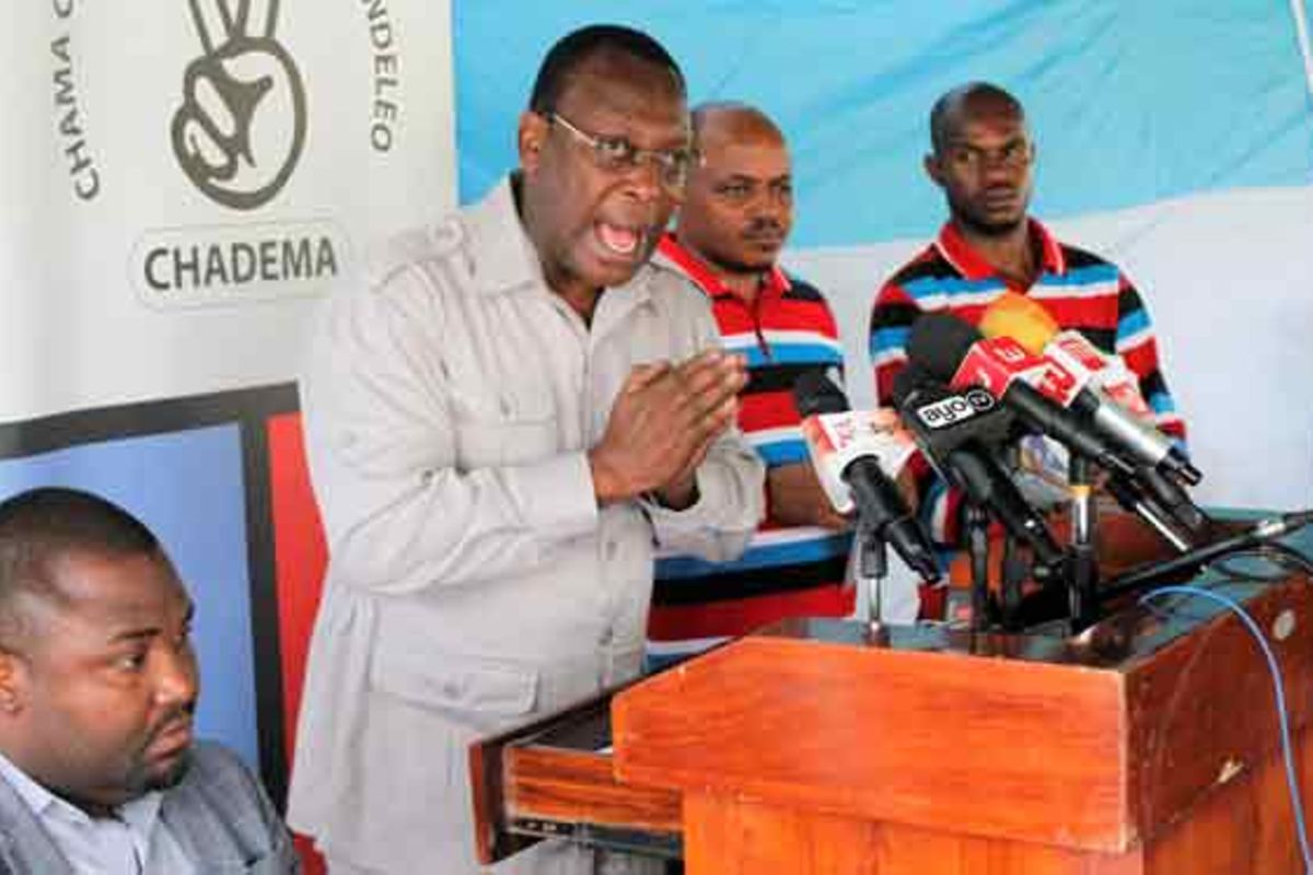 Chadema changes tack in new political move | The Citizen