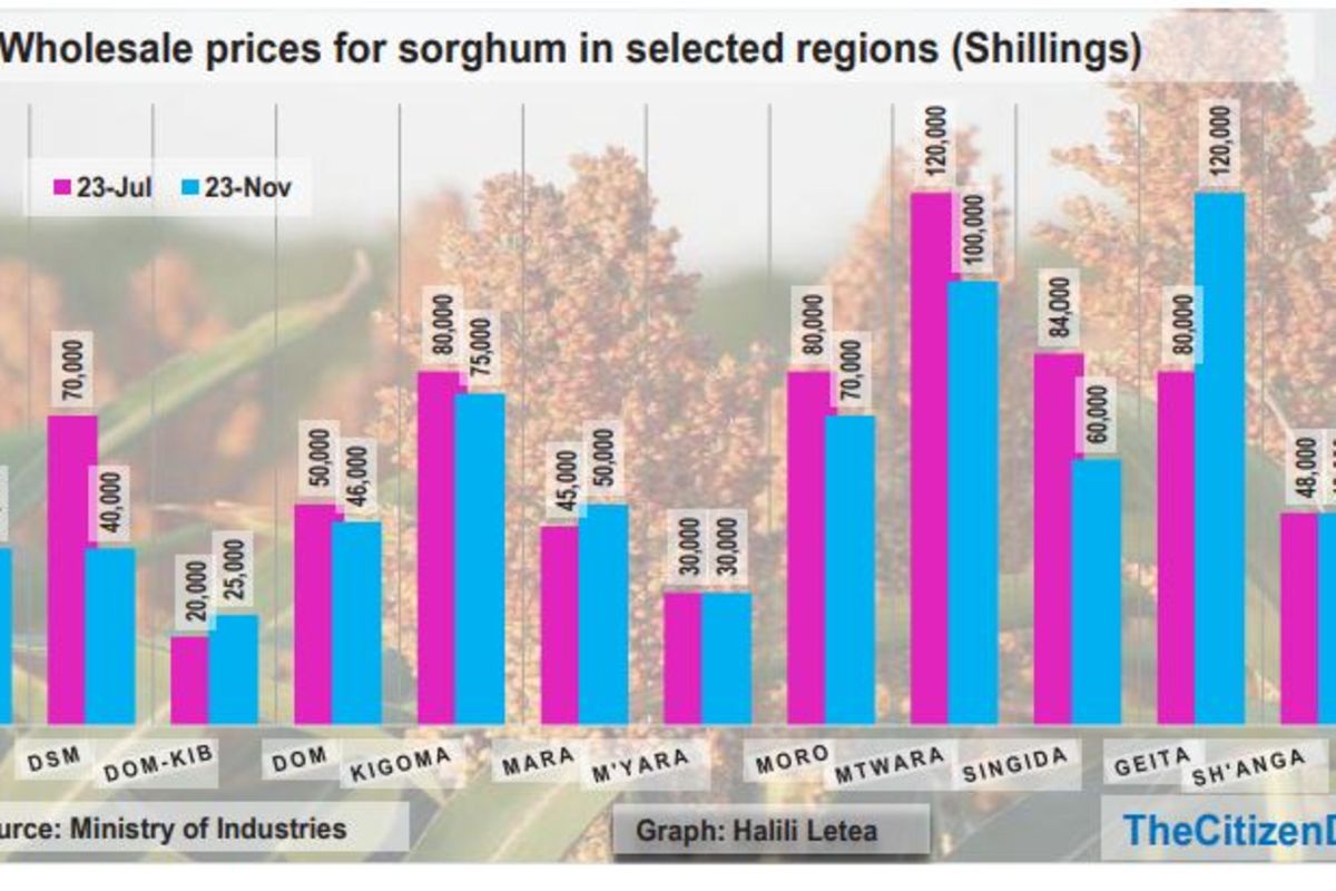 Sorghum prices stabilise | The Citizen
