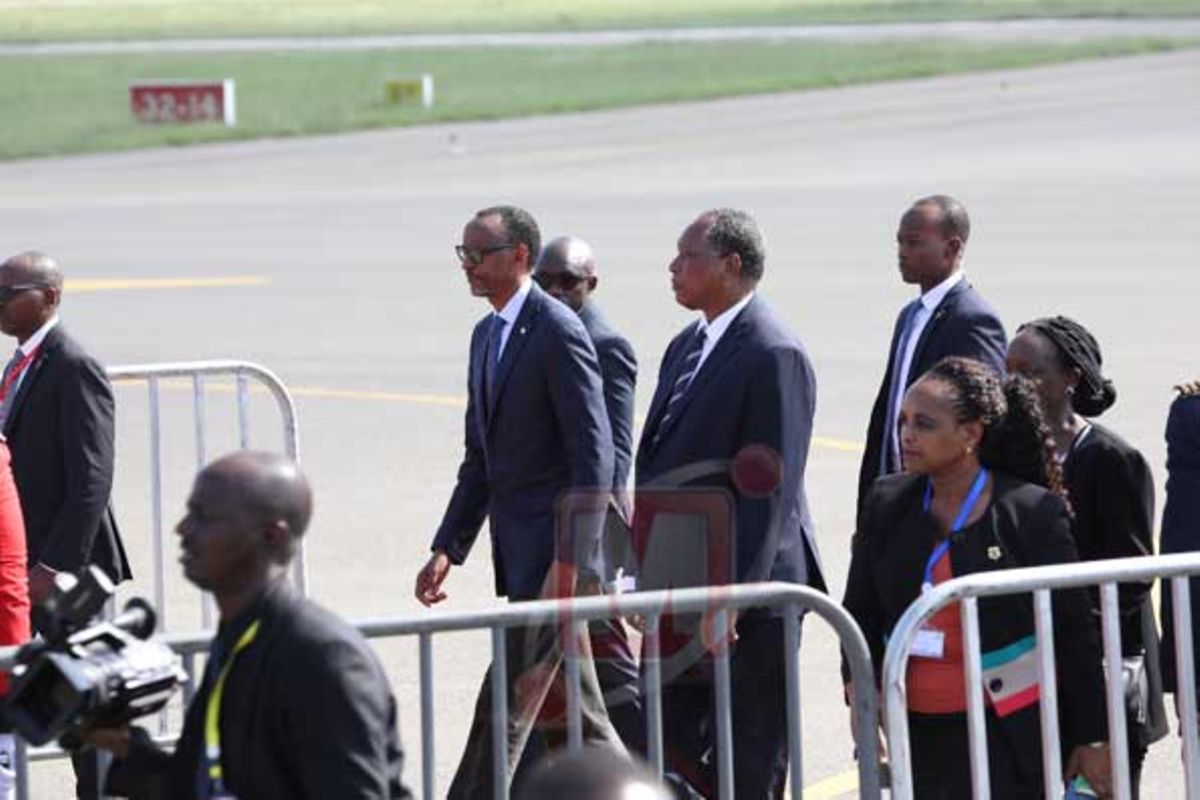 Kagame arrives on a two-day state visit | The Citizen