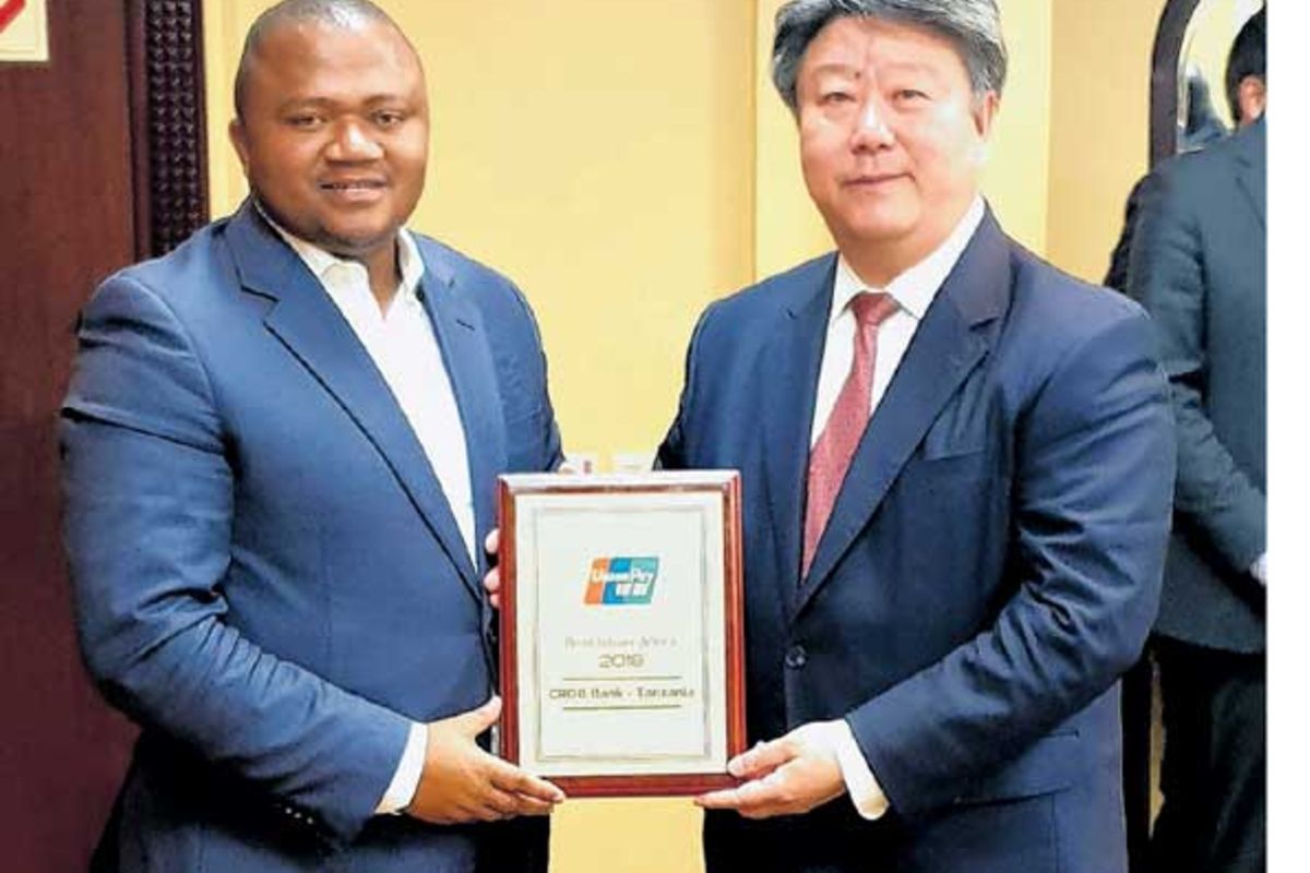 CRDB Bank lands China Union Pay award | The Citizen