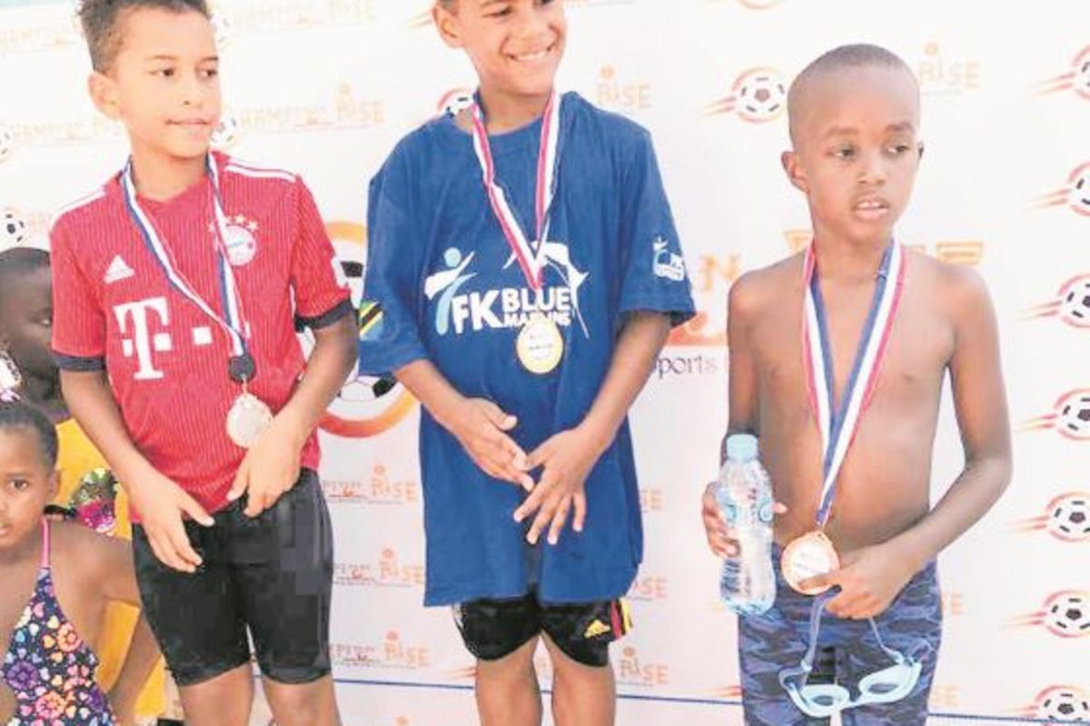 100 young swimmers scouted | The Citizen