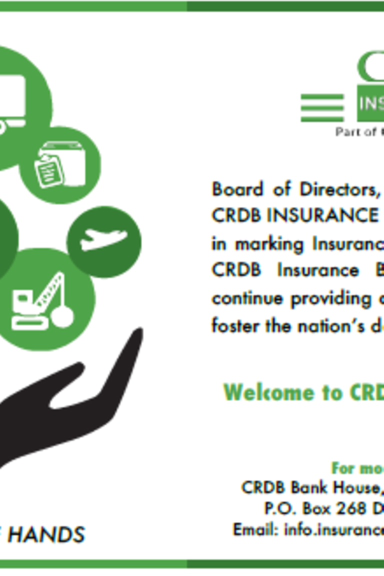 CRDB Insurance Broker; a growth blueprint to follow in the market - The ...