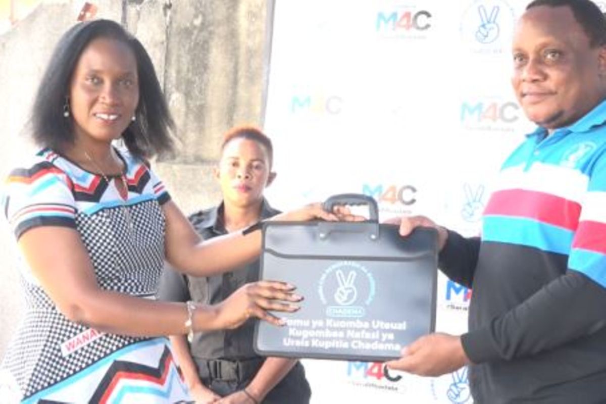 Dr Majinge picks Chadema presidential nomination forms | The Citizen