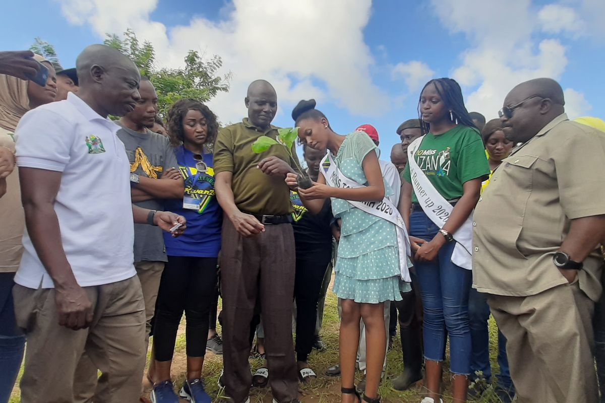 Miss Tanzania celebrates Independence Day by planting trees | The Citizen