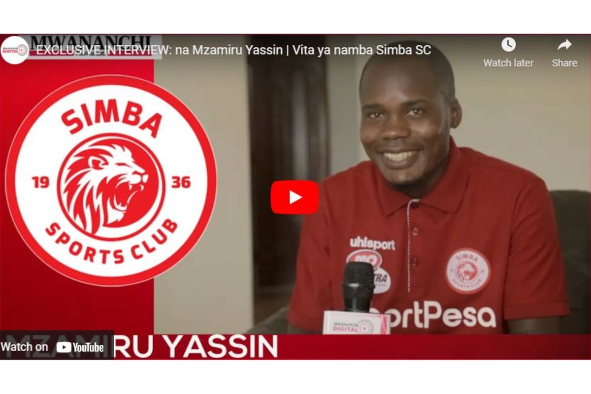 VIDEO: Exclusive interview with Simba SC Mzamiru Yassin | The Citizen