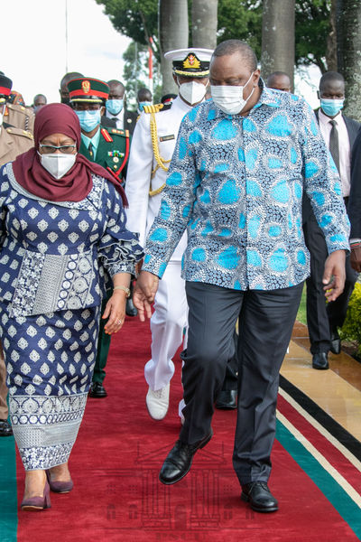 President Samia back to Tanzania after two-day State visit to Kenya ...