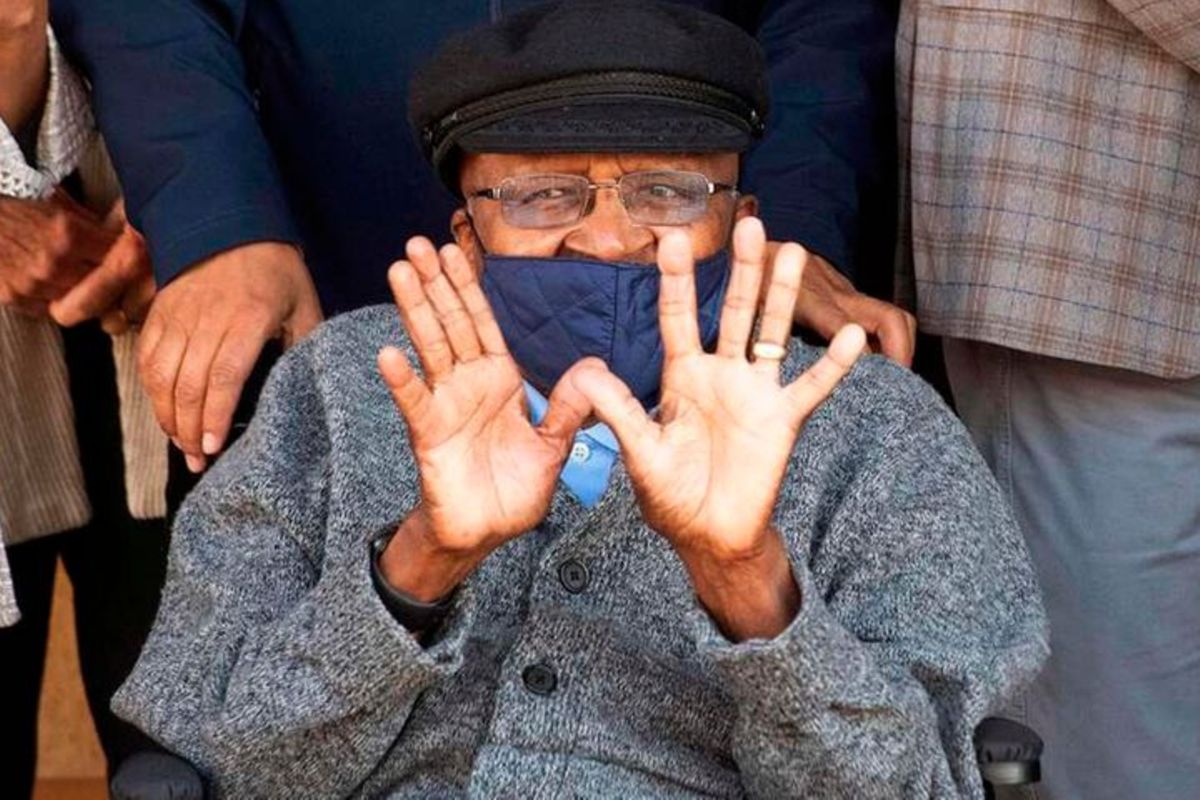 Tutu gets vaccine as South Africa launches large-scale rollout | The ...