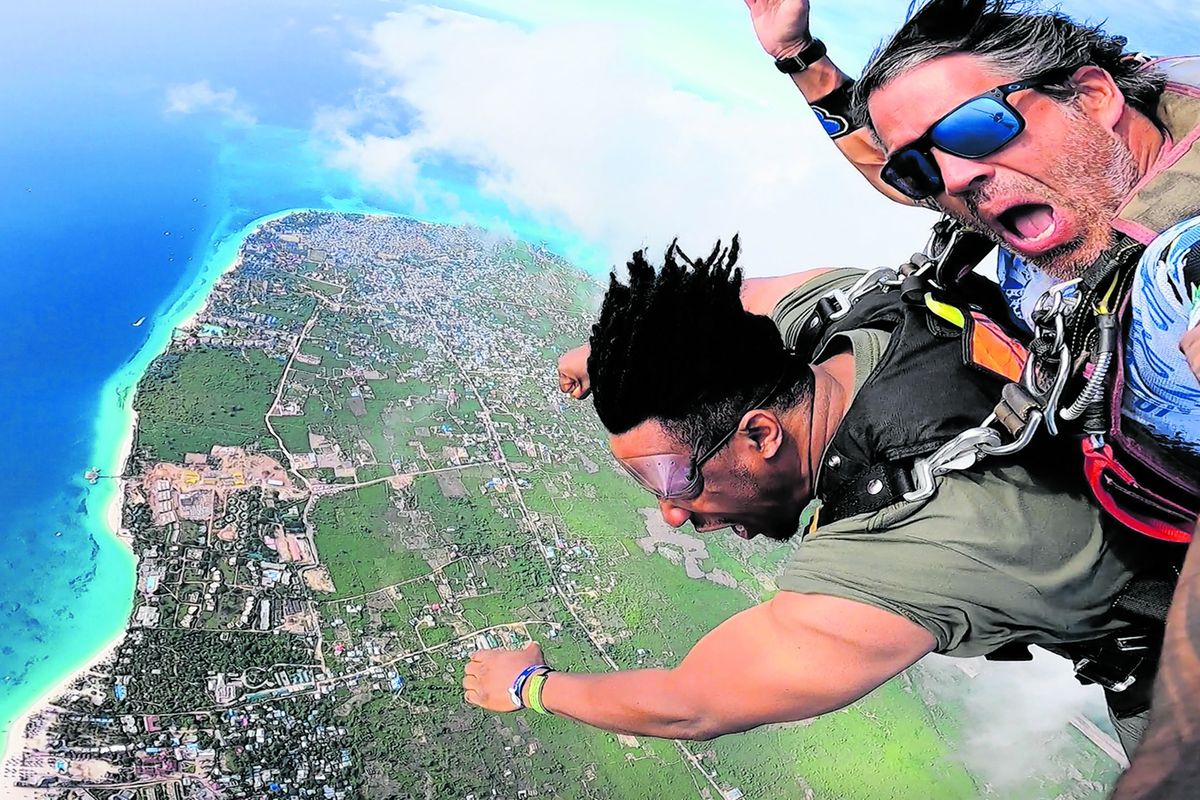 Skydiving bringing a lifetime’s experience to Zanzibar tourism | The ...