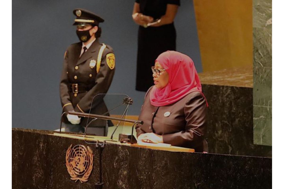President Samia makes historic speech at the UN General Assembly | The ...