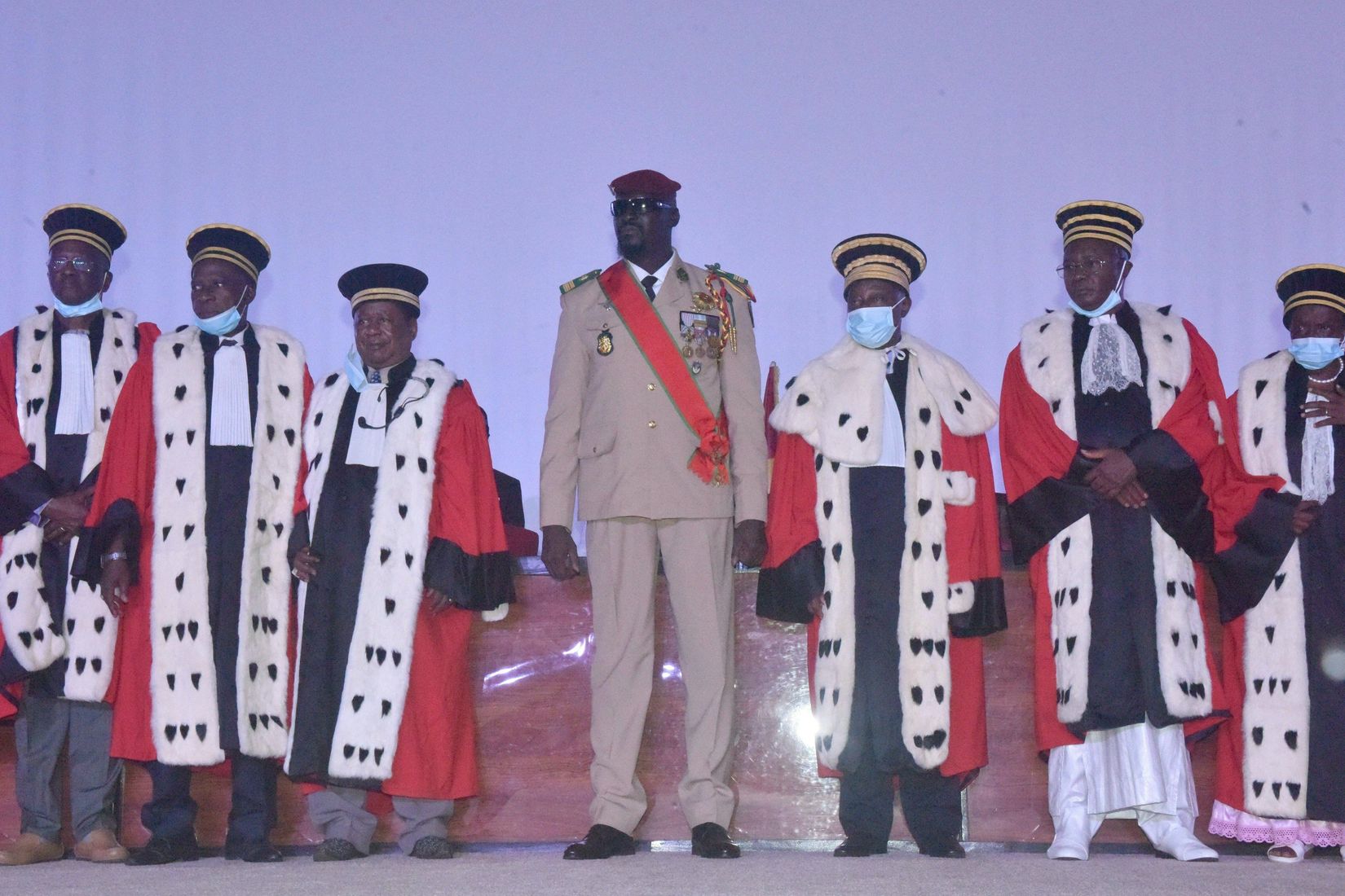 Mamady Doumbouya: Guinea coup leader sworn in as president | The Citizen