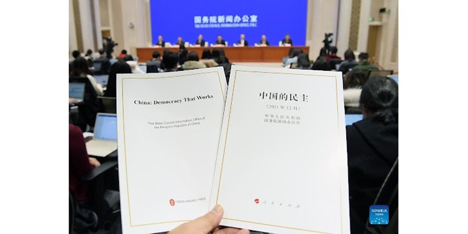 China’s Whole-Process People’s Democracy in World Civilisations | The ...