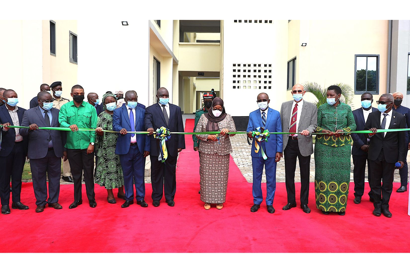 Samia opens MagomenI Quarters residential building | The Citizen