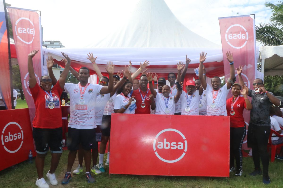 Absa Bank staff colour Dar City Marathon | The Citizen