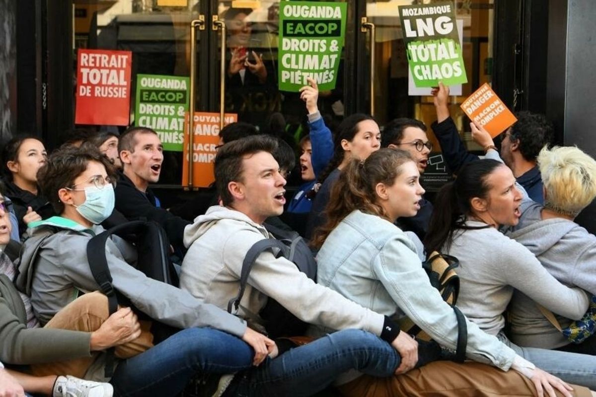 French green activists block key TotalEnergies meeting | The Citizen