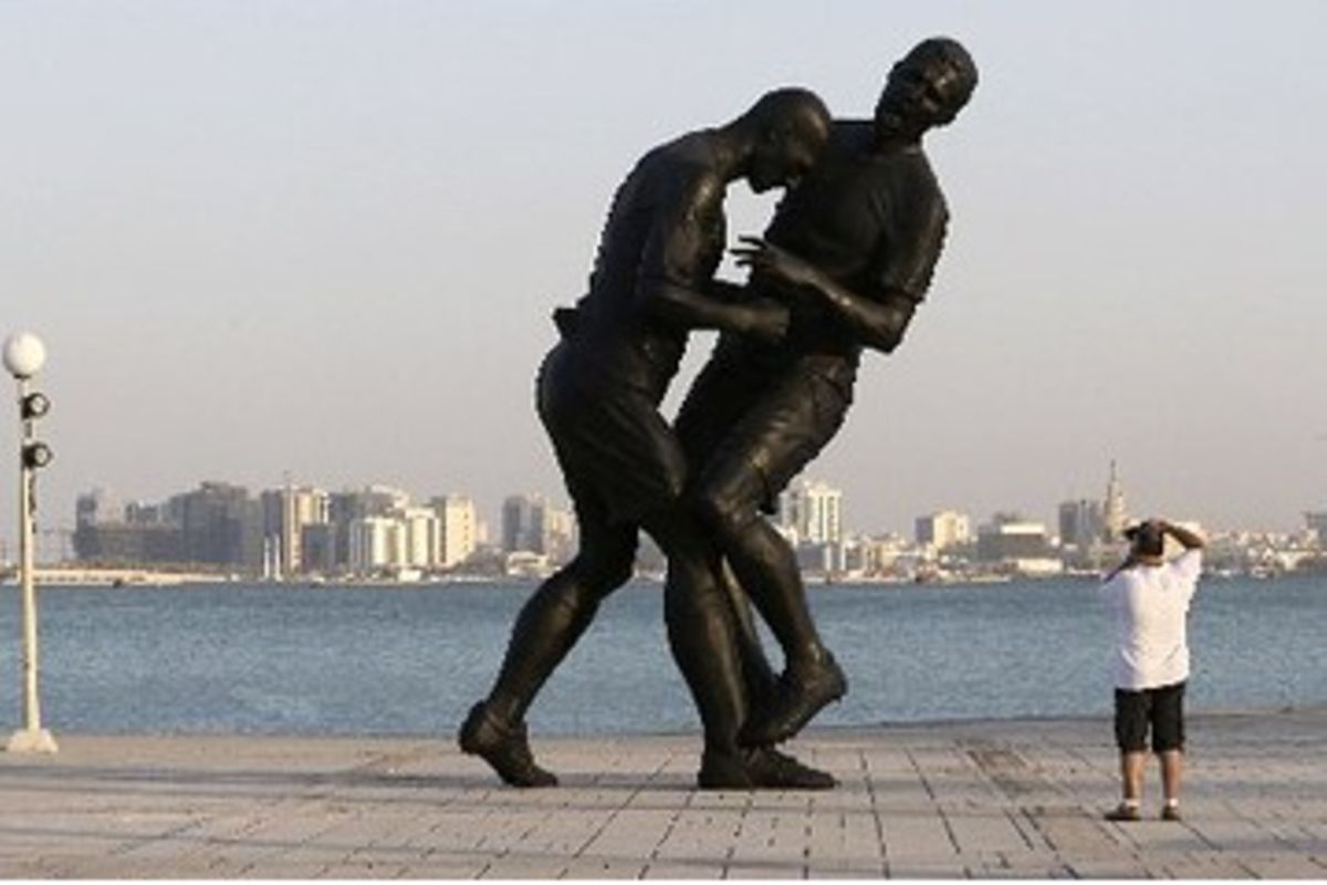Qatar to put Zidane headbutt statue back on show for World Cup | The ...