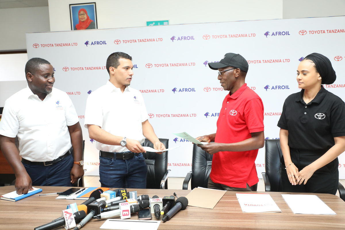 Toyota and Afroil sign a deal to supply Lubricants | The Citizen