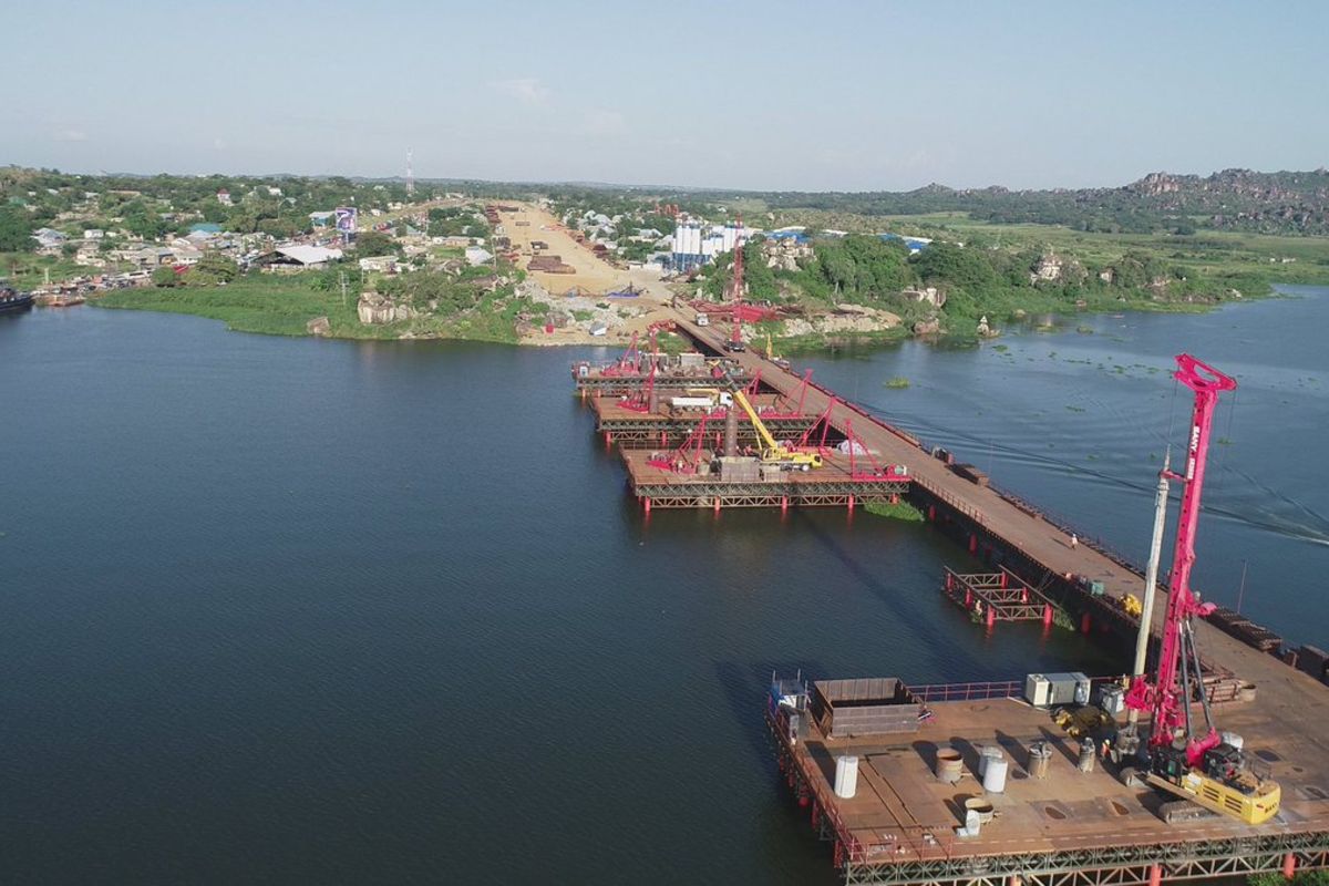 'Construction of Kigongo- Busisi Bridge halfway done,' says Tanroads ...