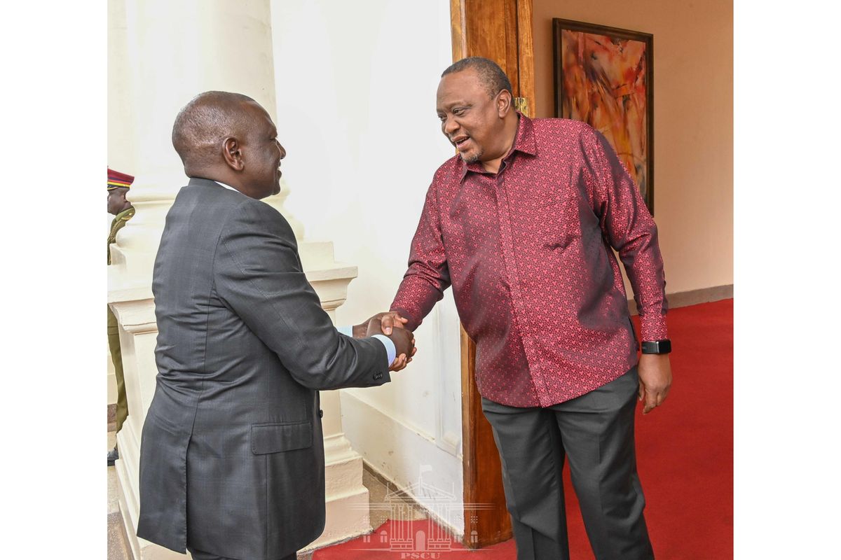 Ruto and Uhuru meet at State House for first time in months | The Citizen