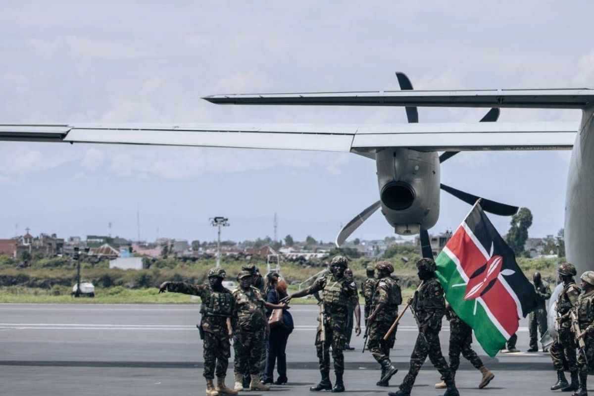 Kenyan peacekeepers arrive in DR Congo's volatile east | The Citizen