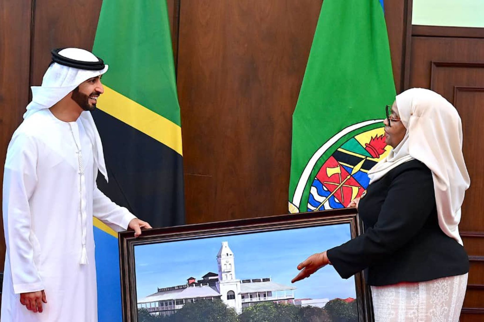 Samia meets with UAE Royal Family member | The Citizen