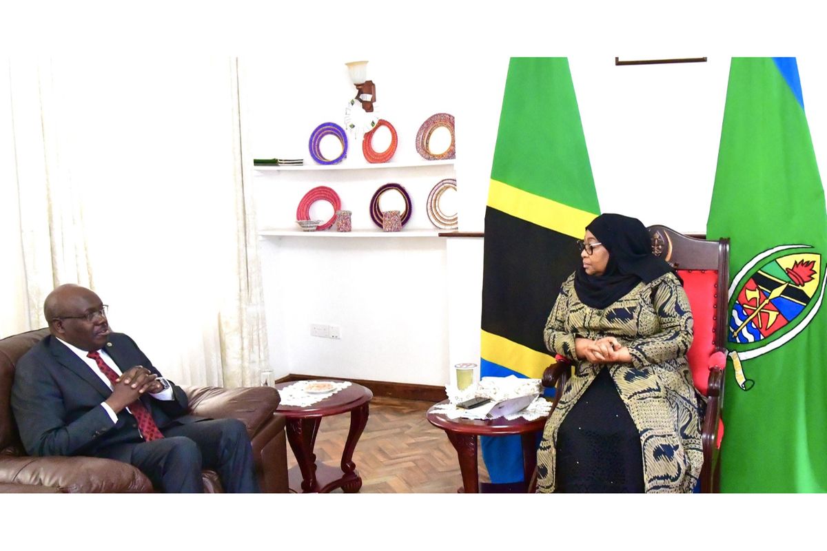 Samia roots for East Africa's peace as she meets with Eala speaker ...