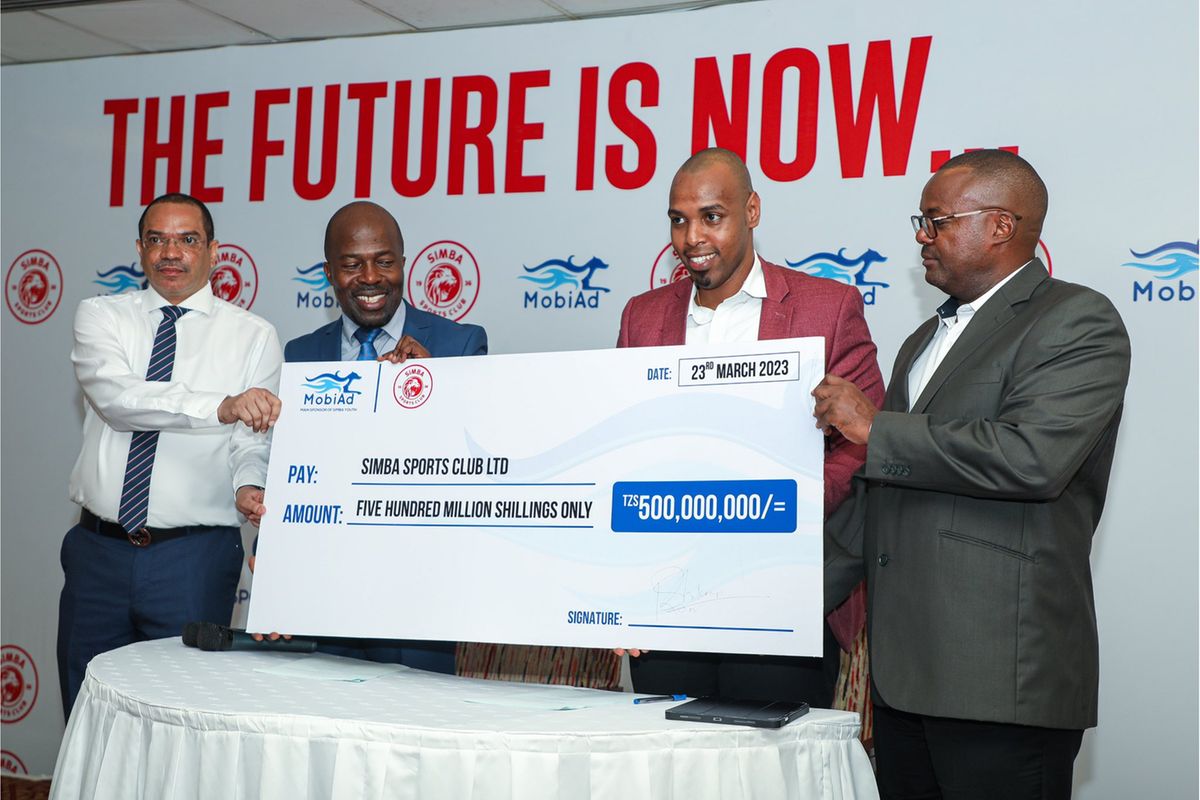 Simba and MobiAD sign a Sh500 million youth teams development deal ...