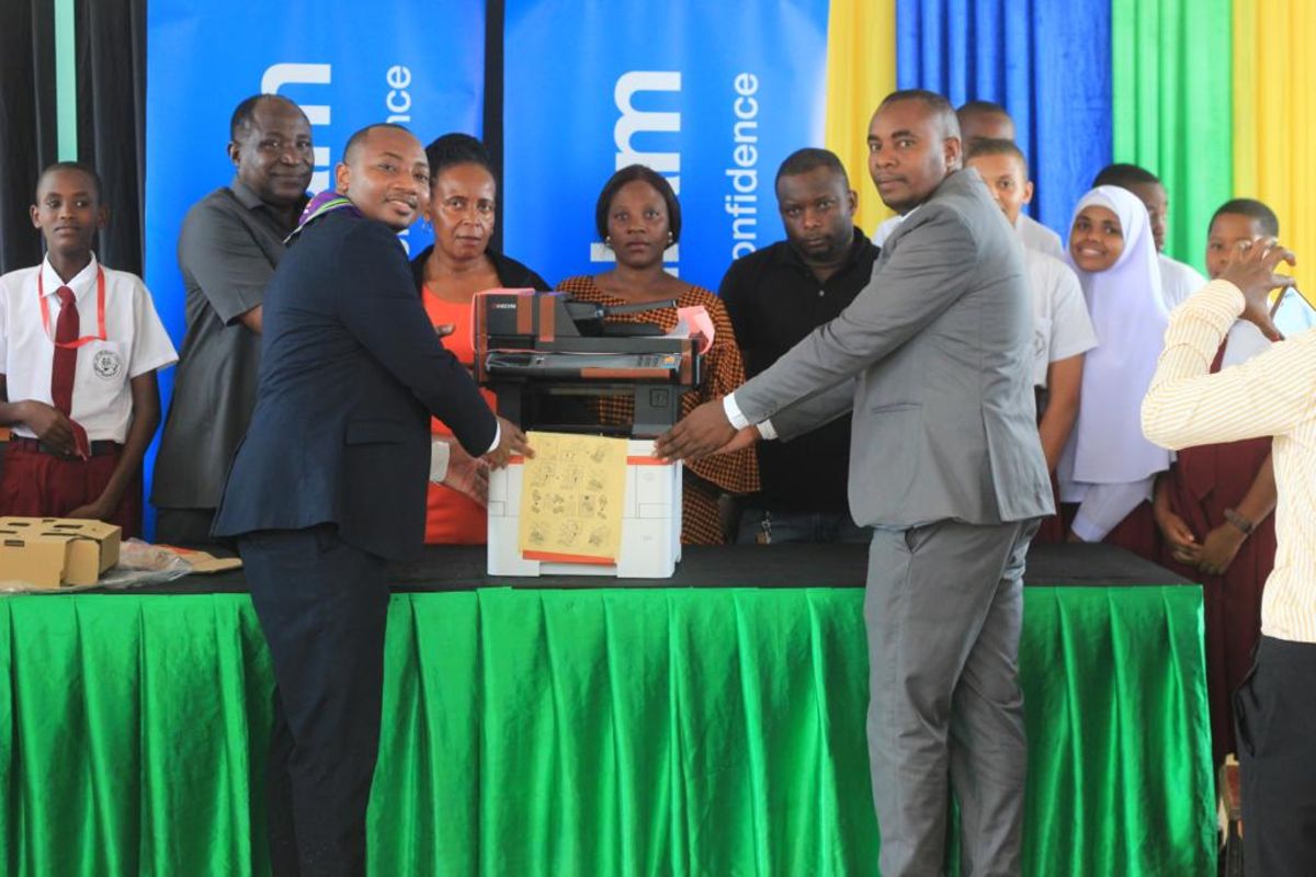 Sanlam donates Sh5 million printer to Mbezi School | The Citizen