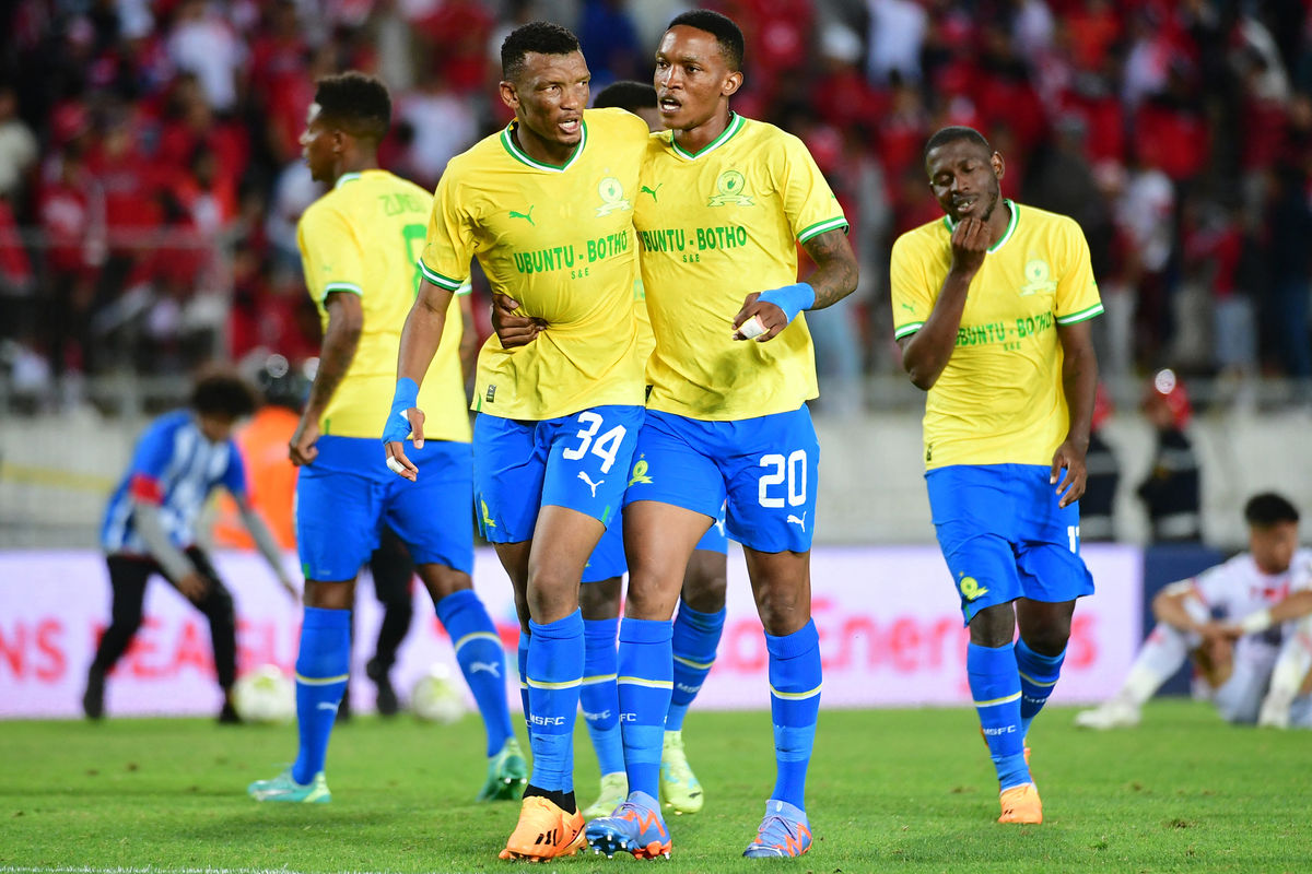 Nine-man Mamelodi Sundowns force draw at African champions Wydad | The ...