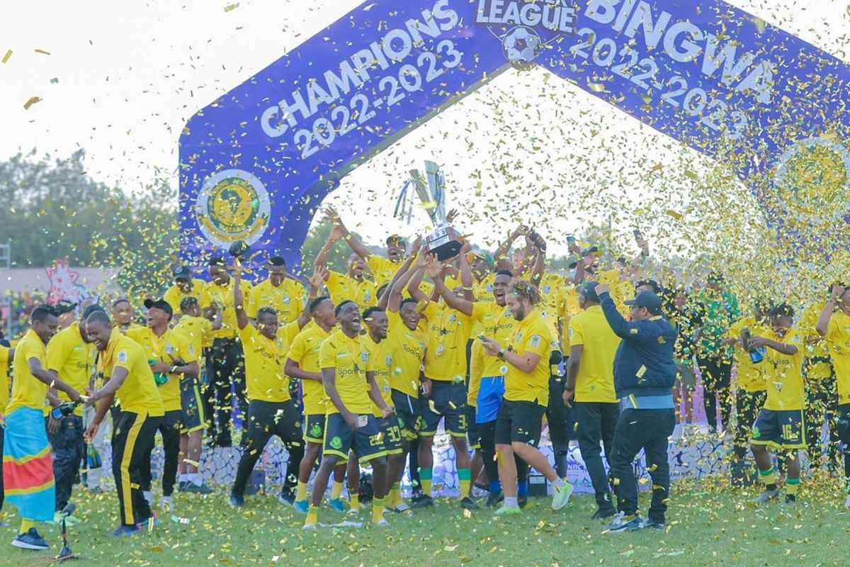 Yanga celebrate their 29th Premier League title with a win over ...