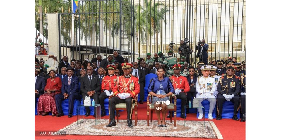 Festive mood in Gabon as coup leader sworn in | The Citizen
