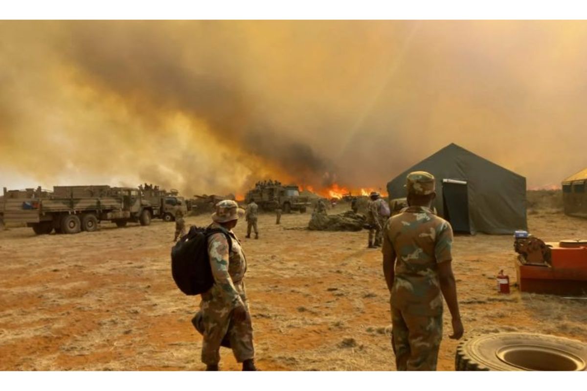 Six South African soldiers killed in traning camp fire | The Citizen