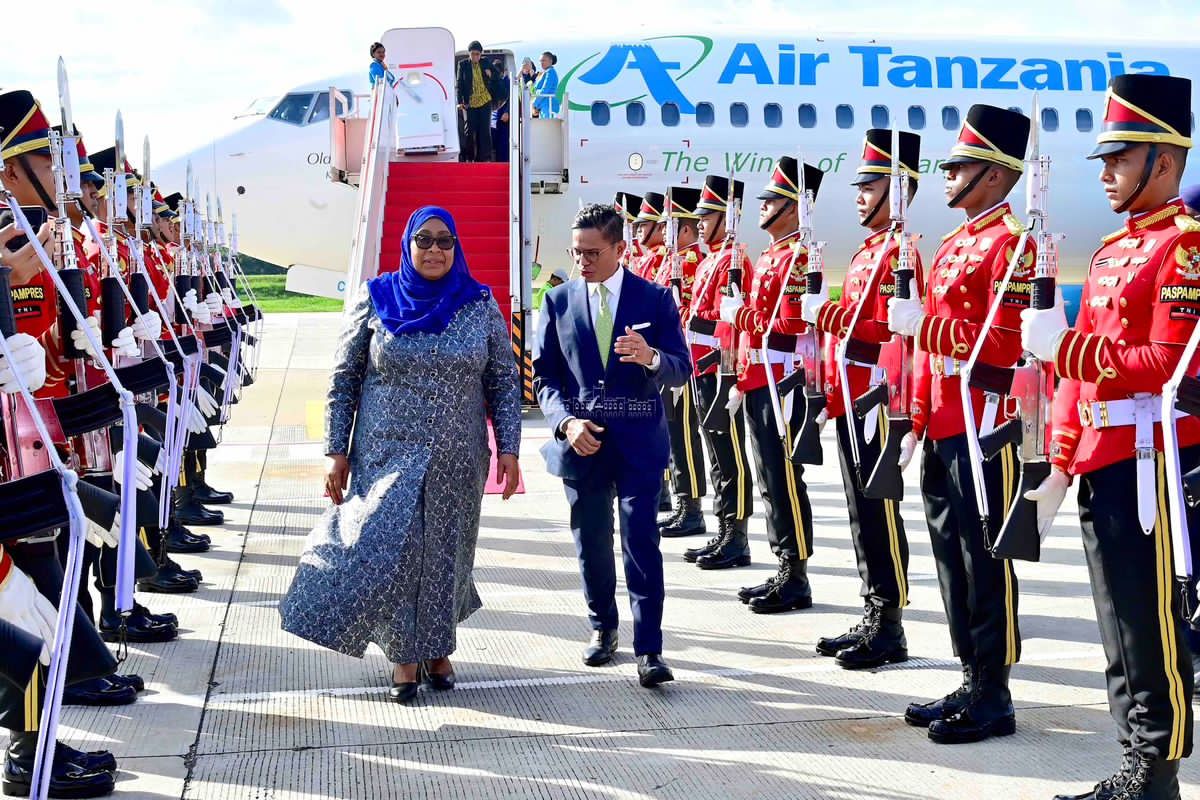 President Samia arrives in Indonesia for three-day state visit | The ...