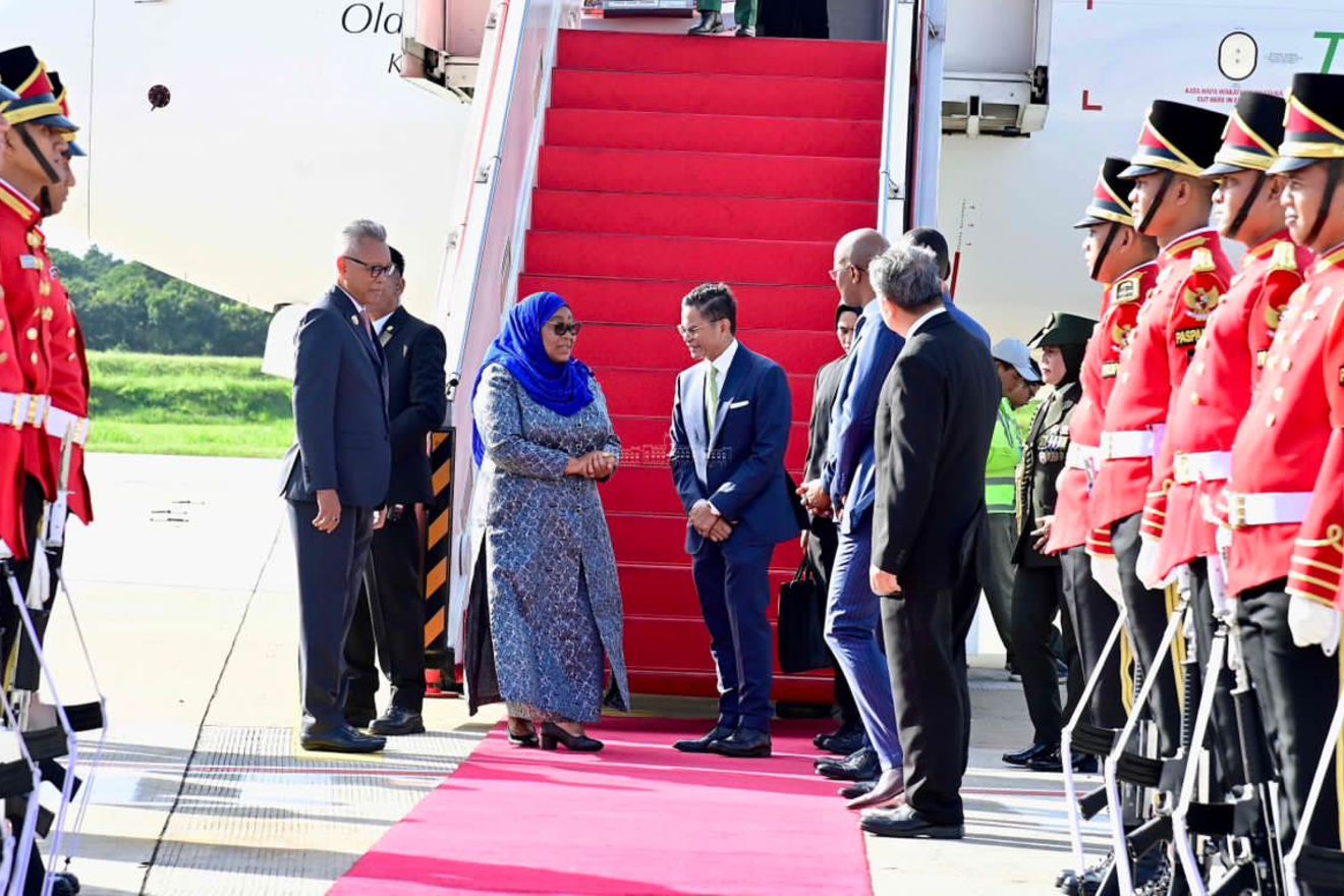 President Samia arrives in Indonesia for three-day state visit | The ...