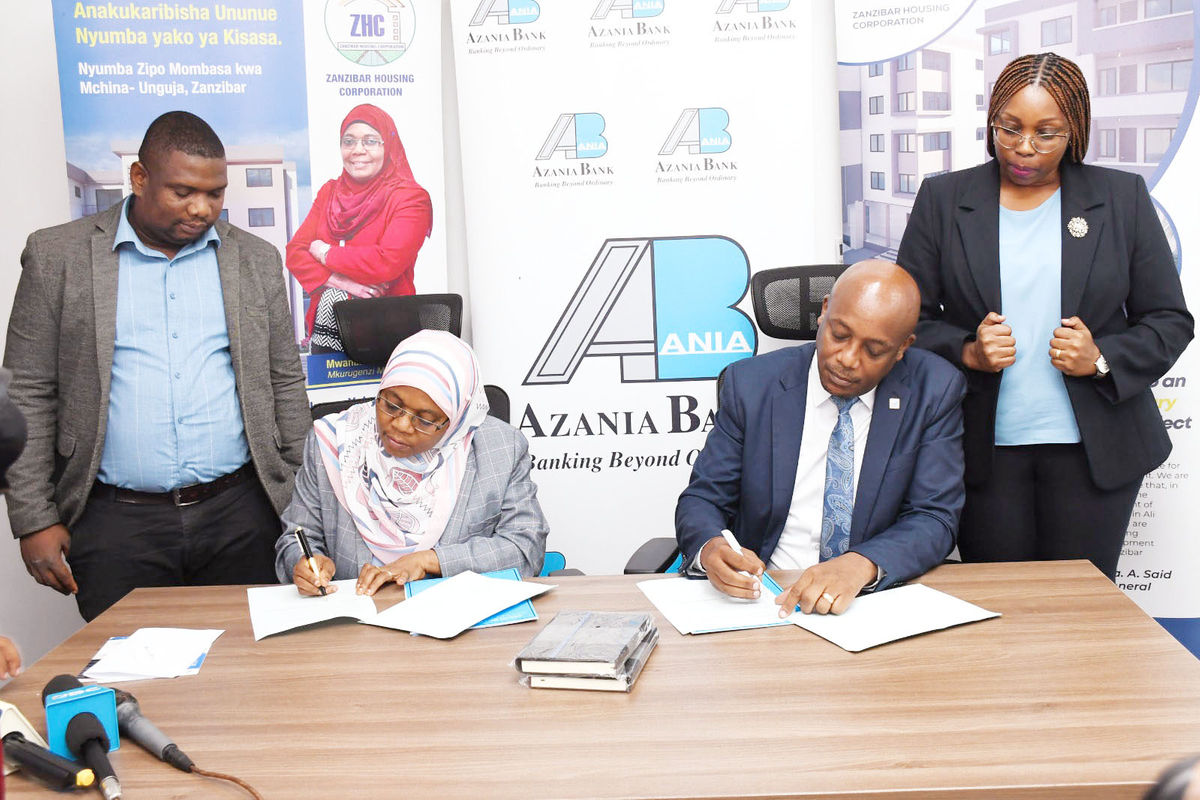 Azania, ZHC unveil low-interest housing loan service | The Citizen