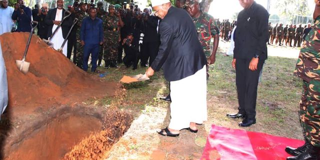 Former Tanzanian president Ali Hassan Mwinyi laid to rest in Zanzibar ...