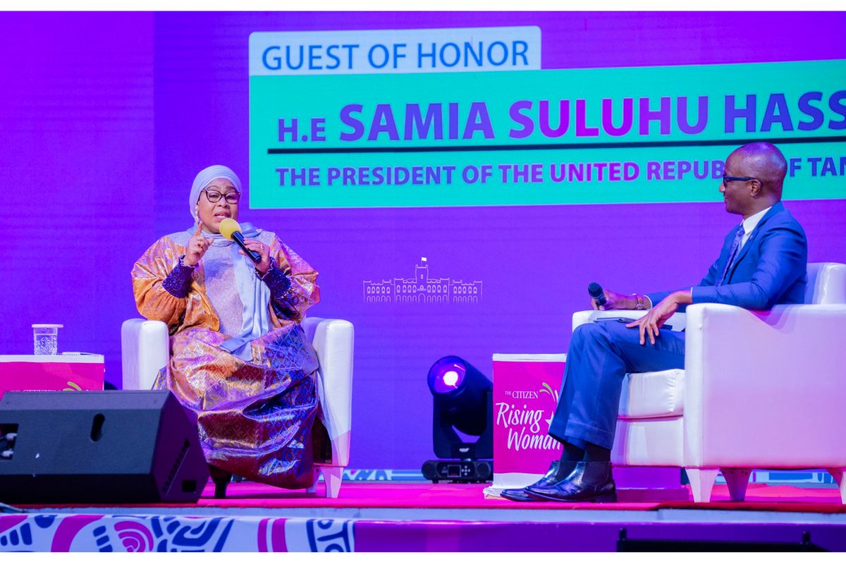When President Samia graced the stage and shared her journey | The Citizen