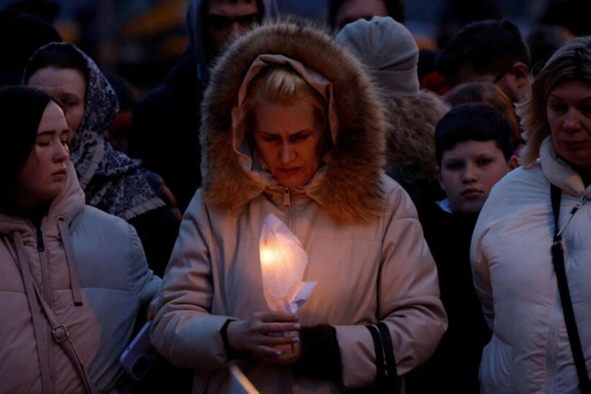 National day of mourning in Russia after concert hall massacre | The ...
