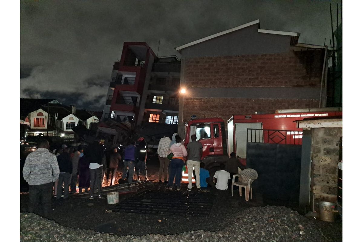 Children among four missing in Nairobi apartment block collapse | The ...