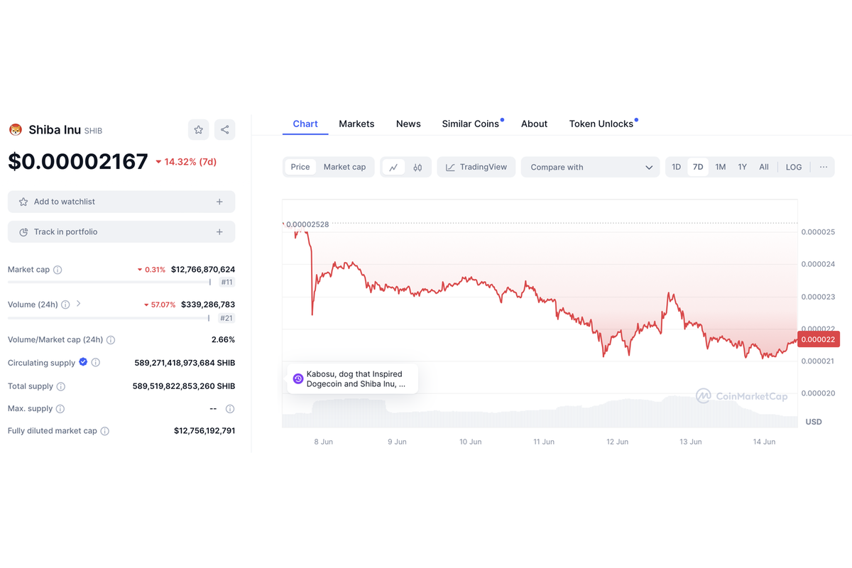 SHIB Down 17% But this New Doge-Inspired Meme Coin Breaks the $1 ...