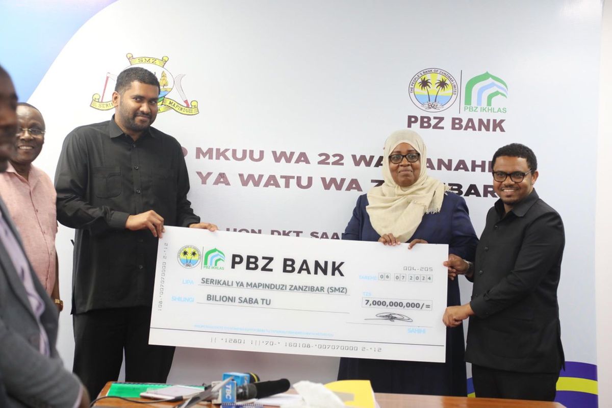 Zanzibar government receives Sh7 billion in dividend from PBZ Bank | The Citizen
