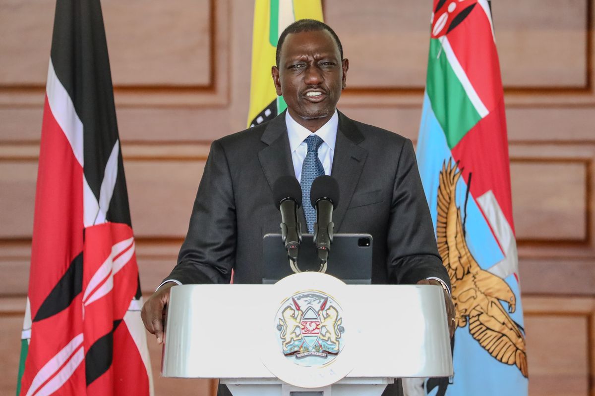 Kenyan President Ruto dissolves cabinet, retains Prime CS Mudavadi ...