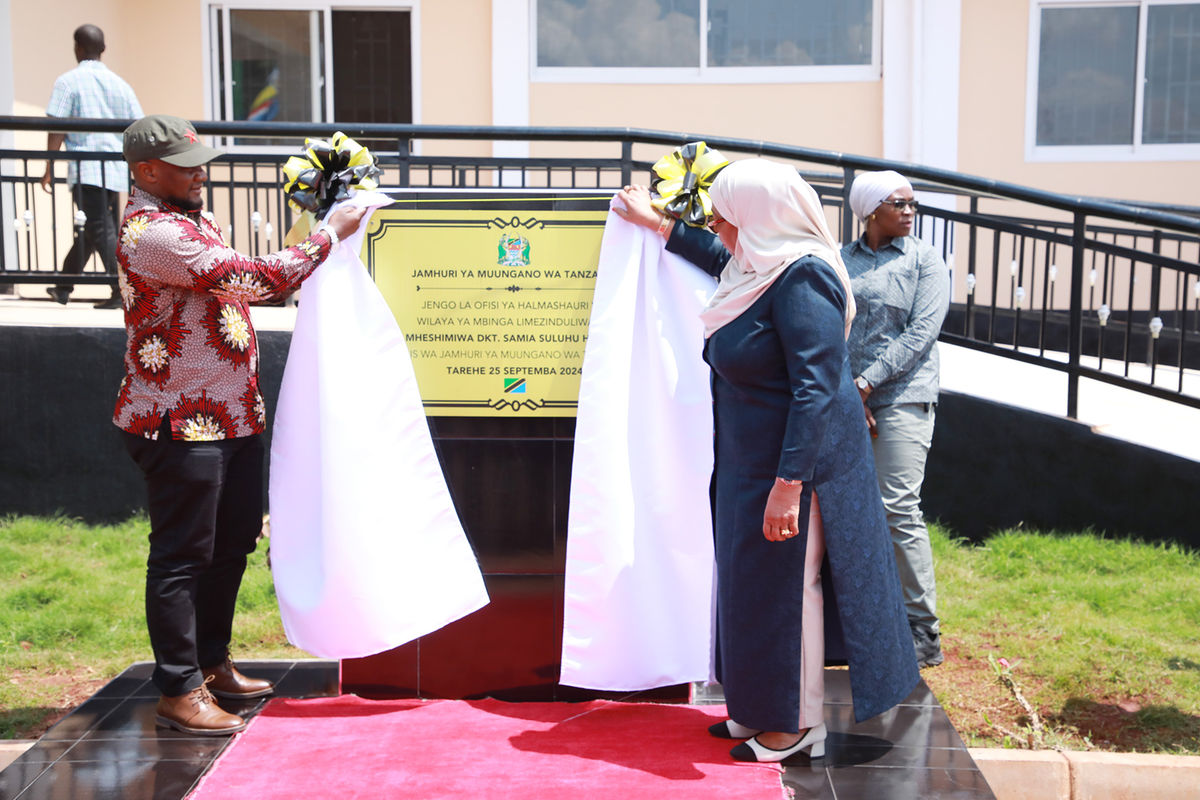 President Samia urges good governance as Mbinga Council unveils new ...