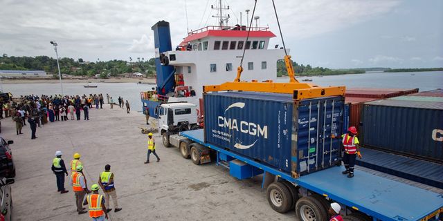 First container ship docks at Mkoani Pemba Port, ushers in a new dawn ...